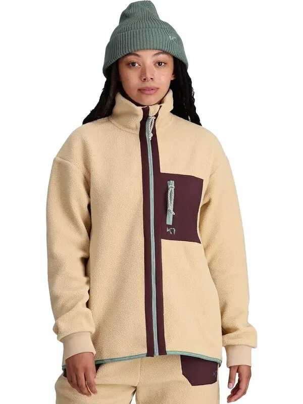 Kari Traa Ane Pile Fleece Jacket - Oat