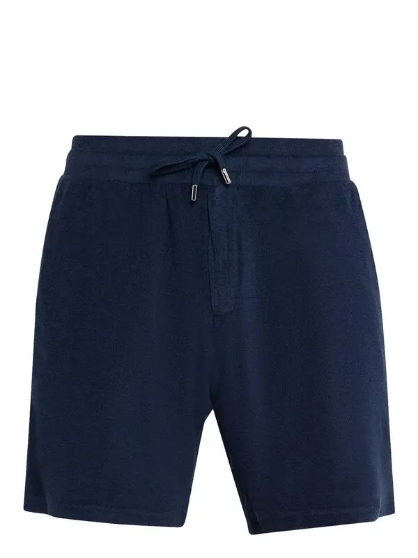 Frescobol Carioca Augusto Towelling Shorts - Blue