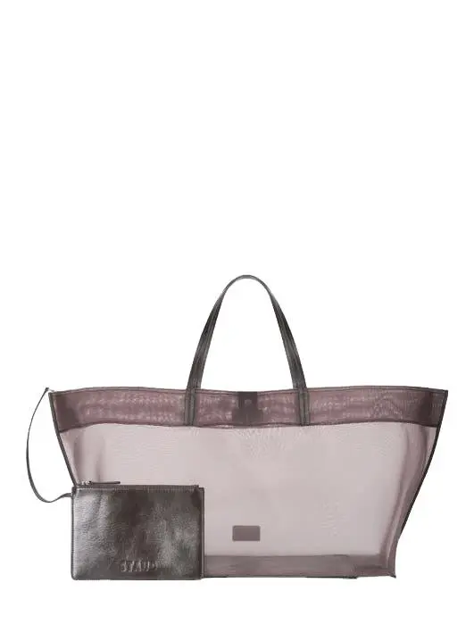 Staud Large Christos Mesh Tote - Espresso