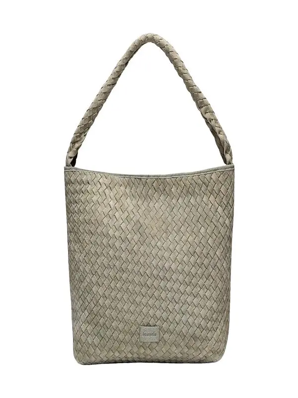 ECOTORIE San Antonio Leather Hobo Bag - Pistachio