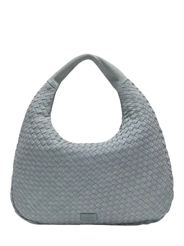 ECOTORIE San Angelo Suede Shoulder Bag - Sky Light