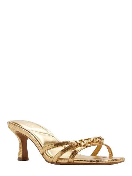 Aldo Cordelyia Slide Sandal - Gold