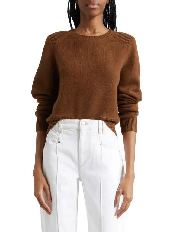 Isabel Marant Cornelia Merino Wool & Cashmere Sweater - Chocolate