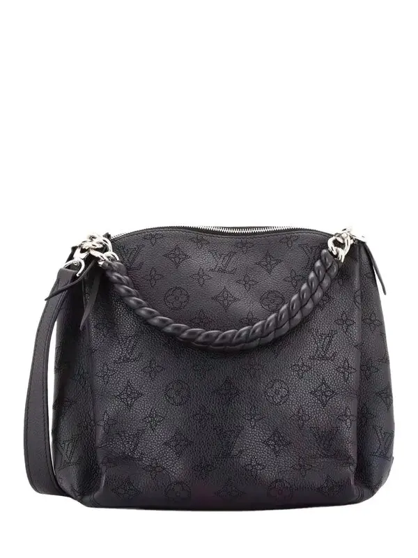 LOUIS VUITTON Babylone Hobo Bag Mahina Leather Bb - Black