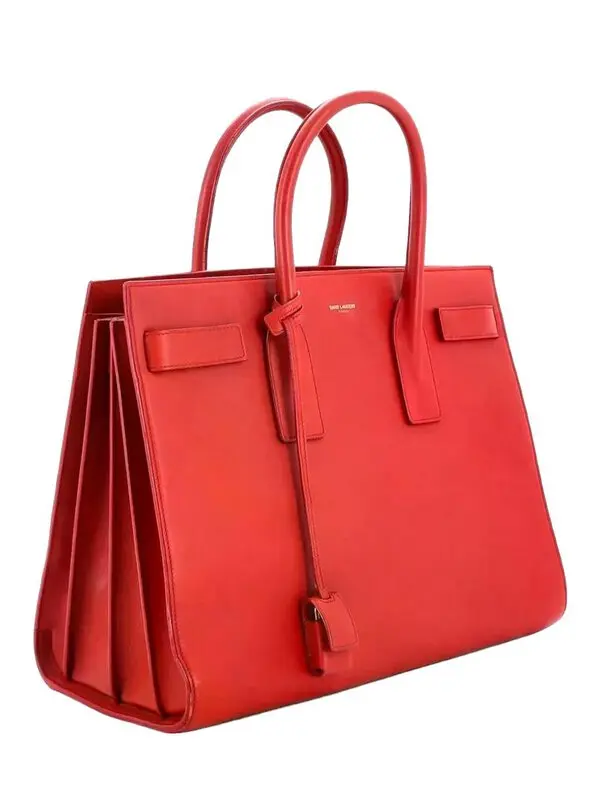 Saint Laurent Sac De Jour Large Tote Bag - Red