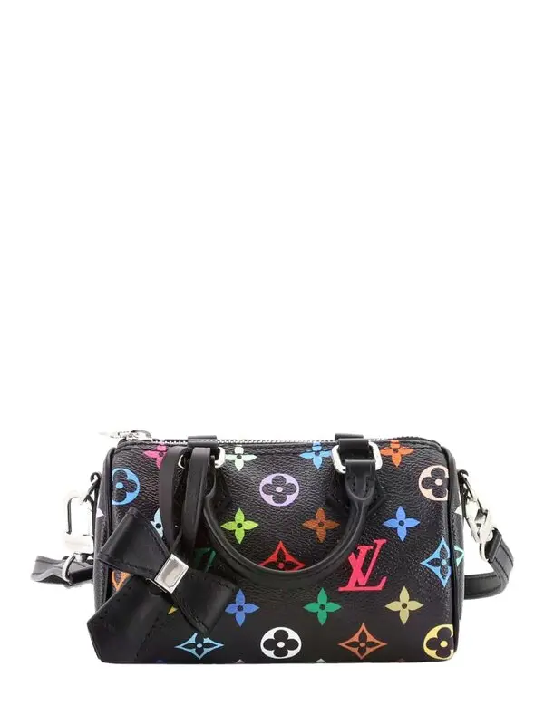 LOUIS VUITTON X Takashi Murakami Speedy Bandouliere Nm Nano Satchel - Black