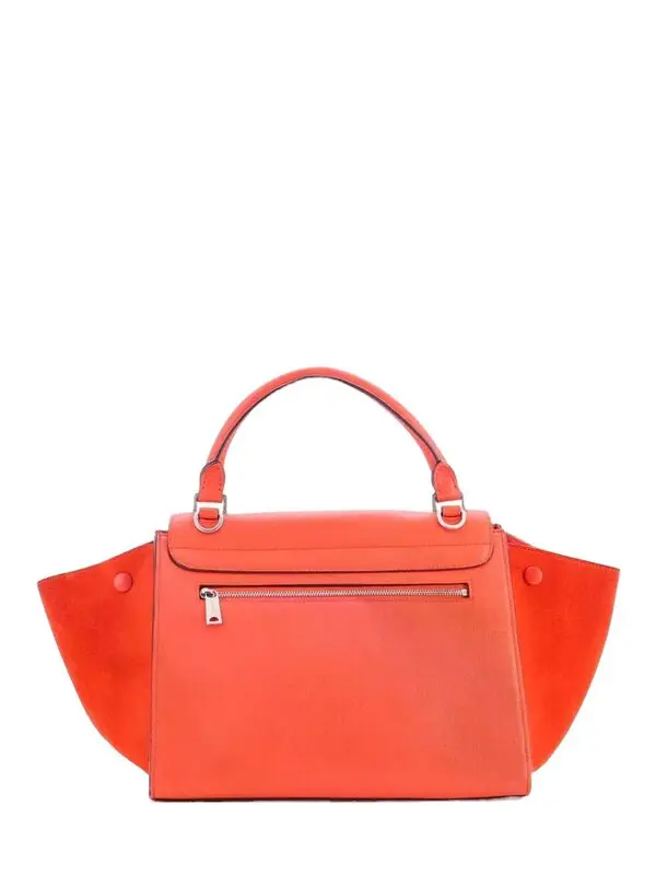 Celine Trapeze Small Satchel - Orange