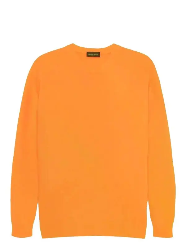 ROBERTO COLLINA Round-neck Sweater - Orange