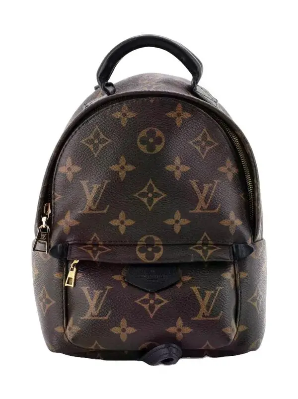 LOUIS VUITTON Palm Springs Monogram Canvas Mini Backpack - Brown