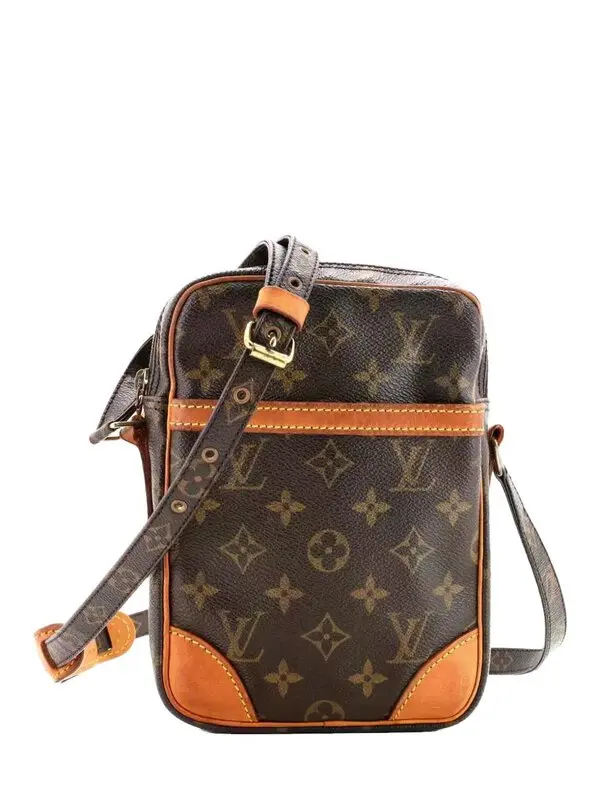 LOUIS VUITTON Danube Handbag Monogram Canvas Crossbody Bag - Brown