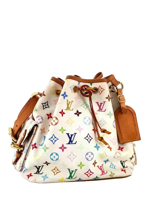 LOUIS VUITTON Petit Noe Handbag Monogram Multicolor Bucket Bag - Multicolour
