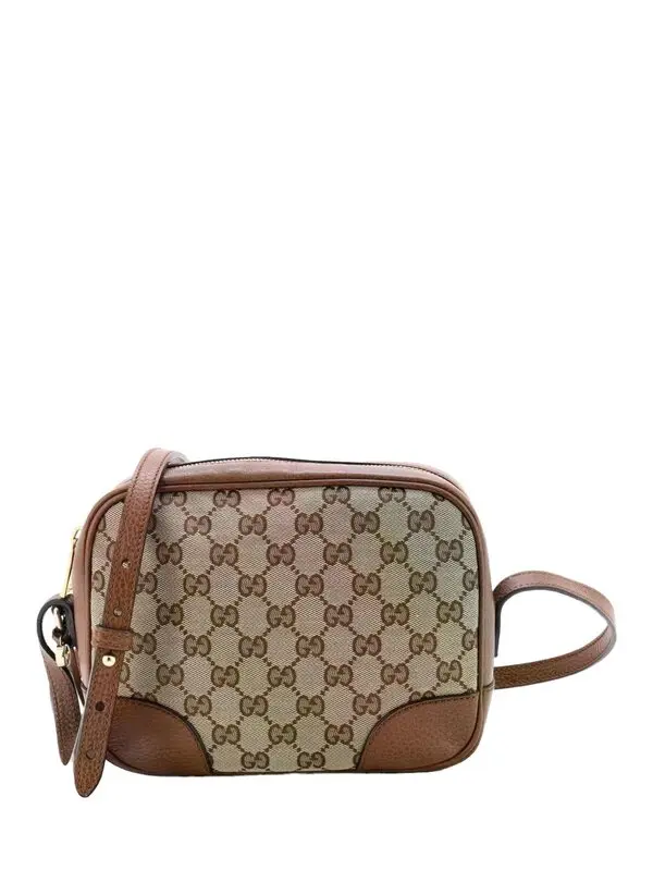 Gucci Bree Disco Gg Canvas Mini Crossbody Bag - Brown