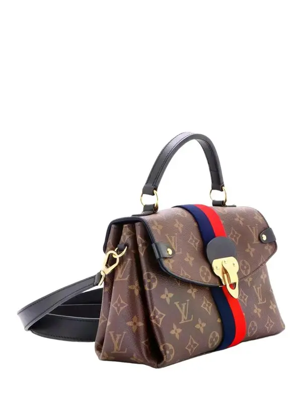 LOUIS VUITTON Georges Handbag Monogram Canvas Bb Satchel - Blue