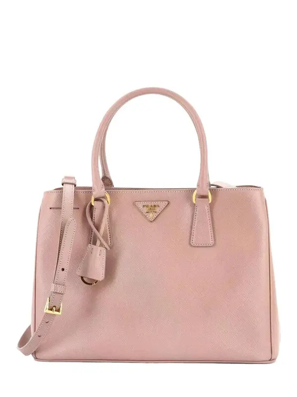 Prada Gardener's Saffiano Leather Medium Tote Bag - Neutrals