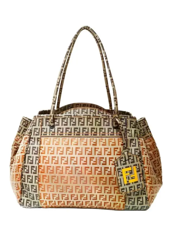 Fendi 2000-2015 Zucchino Tote Bag - Orange
