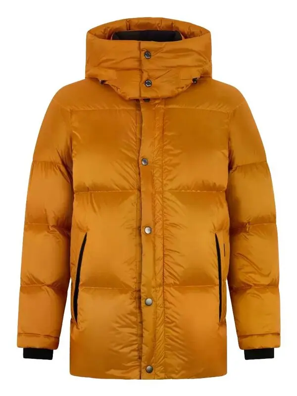 MOORER Hooded Down Jacket - Orange