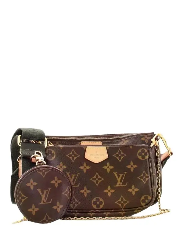 LOUIS VUITTON Multi Pochette Accessoires Monogram Canvas Crossbody Bag - Brown