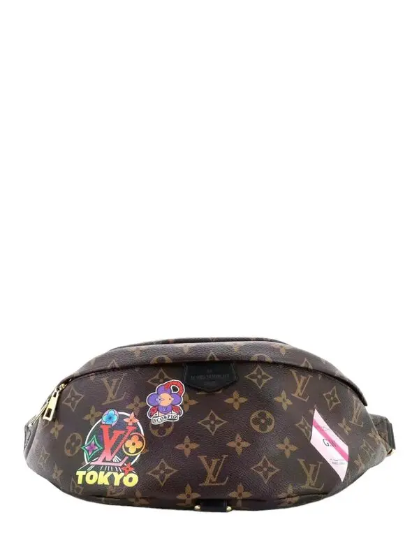 LOUIS VUITTON Bum Bag My World Tour Monogram Canvas Belt Bag - Brown
