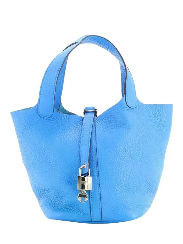 Hermès Picotin Lock Clemence Pm - Blue
