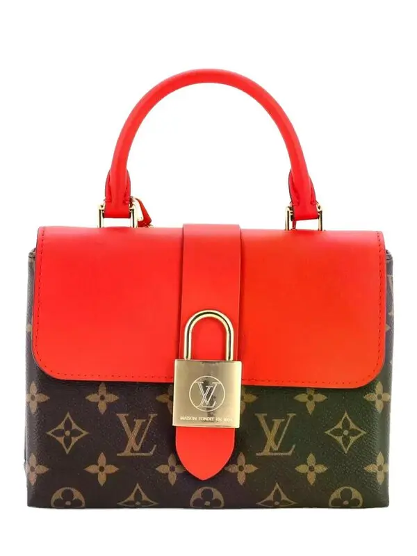 LOUIS VUITTON Locky Bb Satchel Monogram Canvas With Leather - Brown