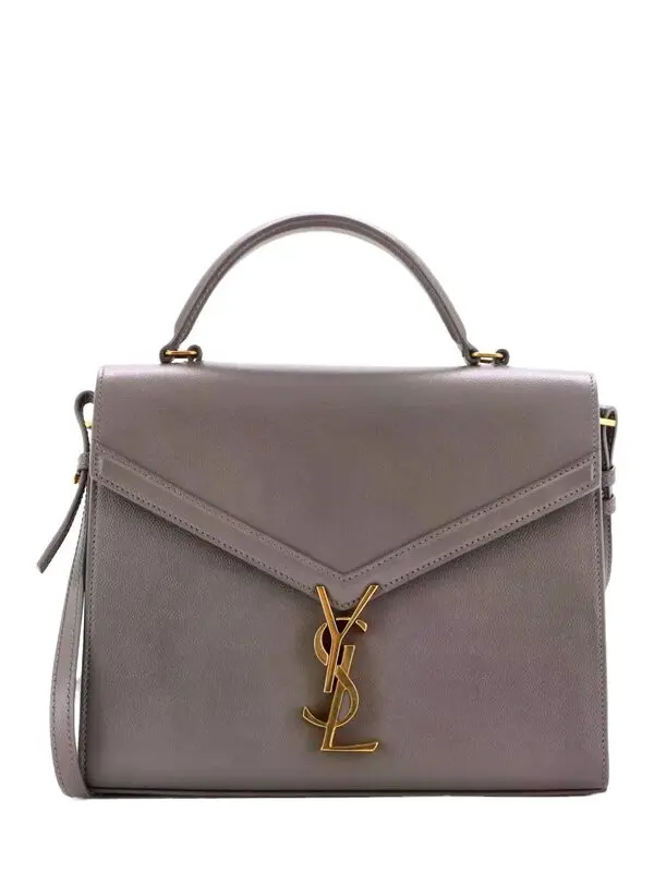 Saint Laurent Cassandra Top Handle Medium Satchel - Grey