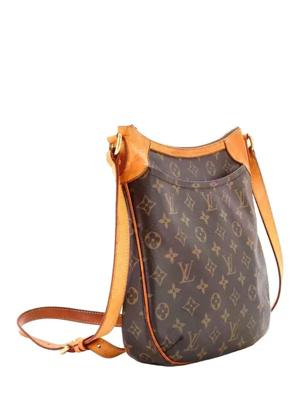 LOUIS VUITTON Odeon Handbag Monogram Canvas Pm - Brown