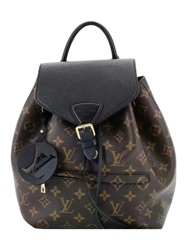 LOUIS VUITTON Montsouris Nm Monogram Canvas Pm Backpack - Brown