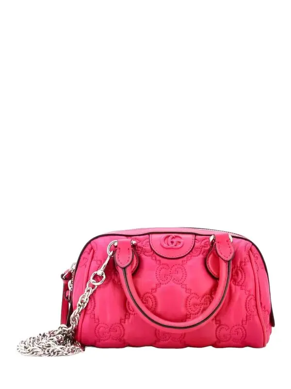 Gucci Ophidia Convertible Boston Top Handle Bag - Pink