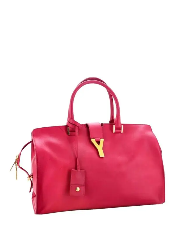 Saint Laurent Classic Y Cabas Large Tote Bag - Pink