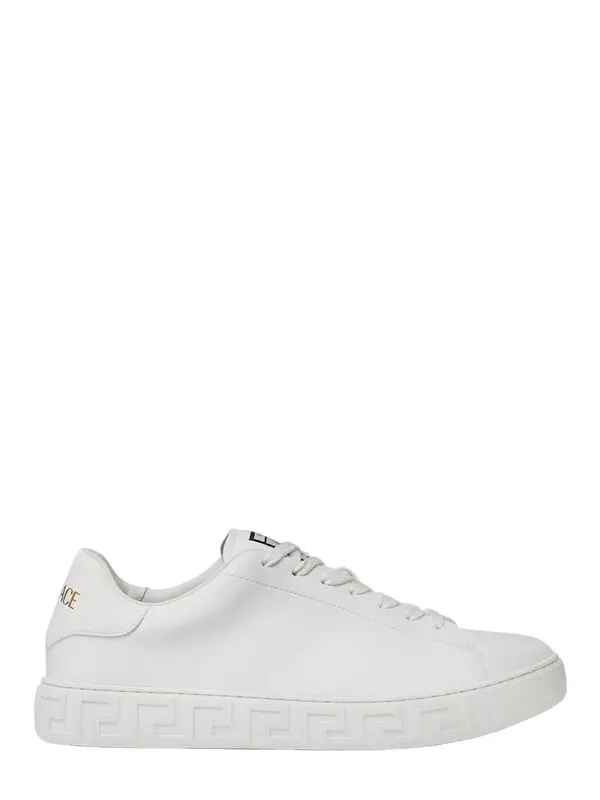 Versace Greca Nylon Sneakers - White