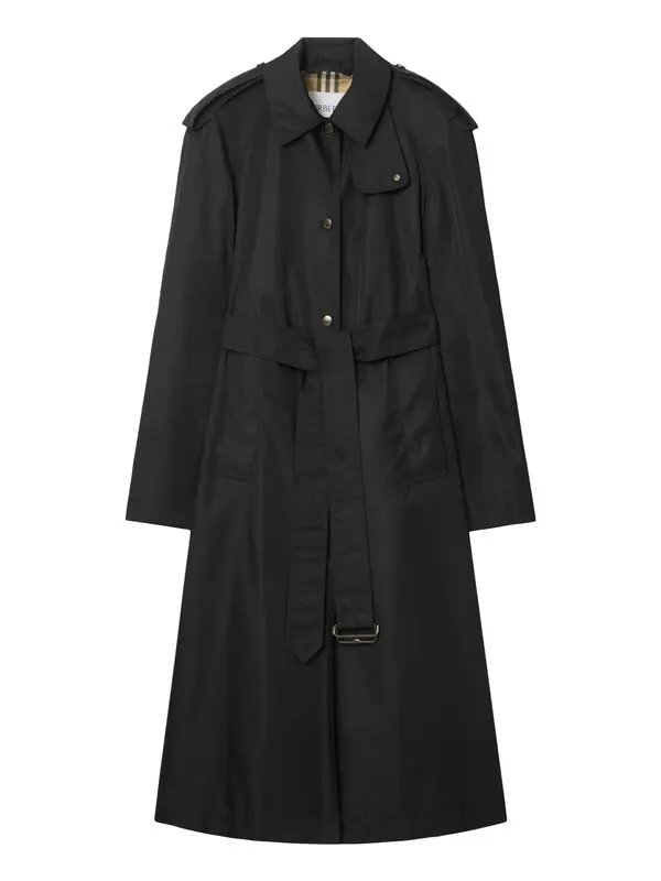 Burberry Slim Car Coat - Black