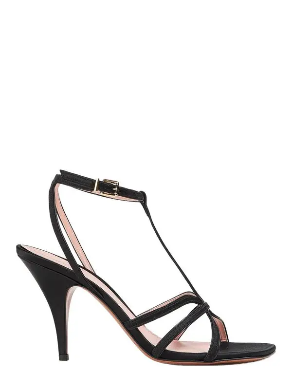 Zimmermann Satin Sandals - Black