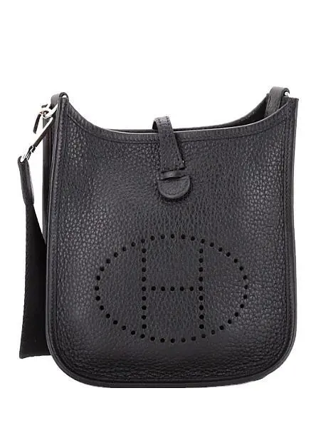 HERMES Tpm Evelyne Bag Gen Iii Clemence - Black