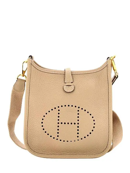 HERMES Tpm Evelyne Bag Gen Iii Clemence - Neutral