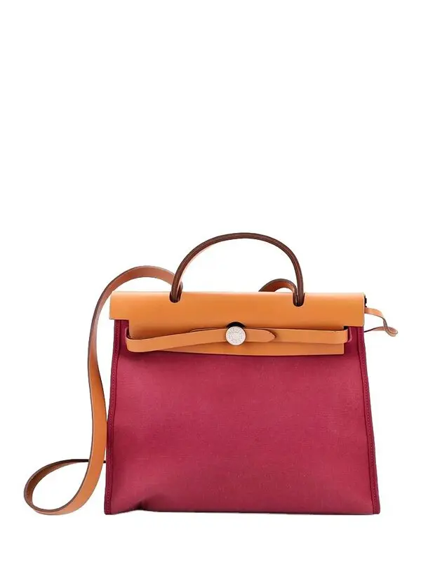 Hermès 31 Herbag Zip - Pink/ Brown/ Pink