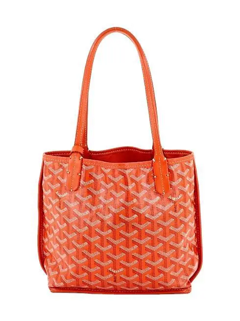 Goyard Anjou Reversible Tote - Orange