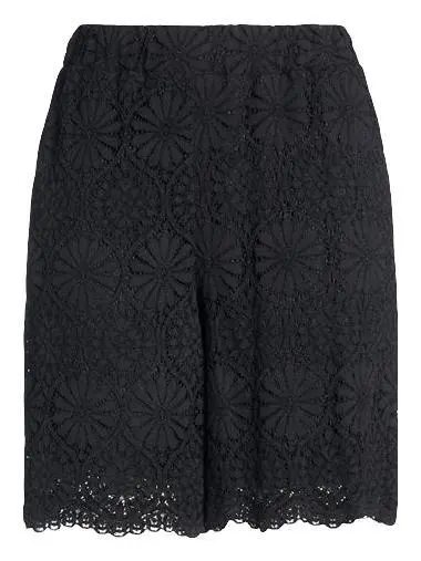 SHIRTAPORTER Lace Shorts - Black