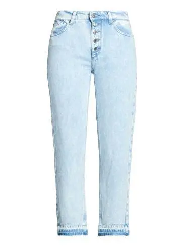 VICOLO Denim Couture Lyocell Mom Jeans - Blue
