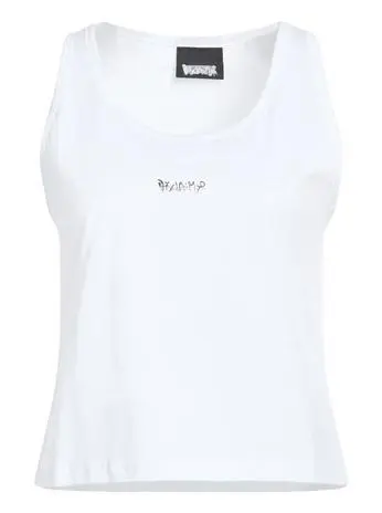 DISCLAIMER Cotton Tank Top - White