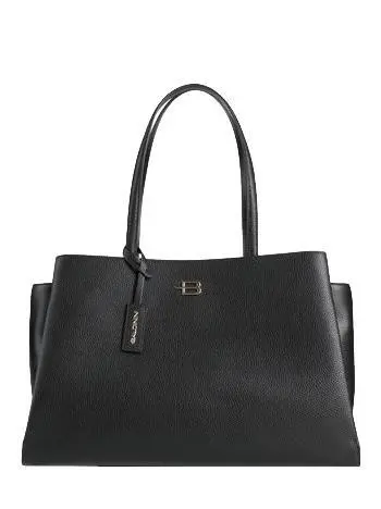BALDININI Handbag In Calfskin And Pvc - Black