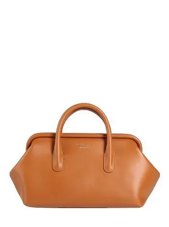 Blumarine Leather Bowler Bag - Brown