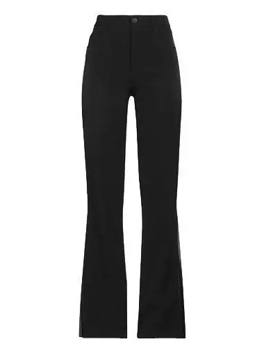 LIU •JO Flared High-waisted Trousers - Black