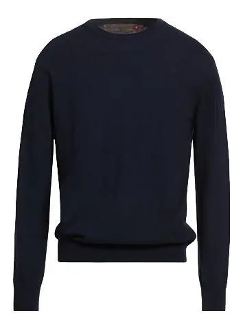 MESSAGERIE Crewneck Long Sleeve Sweater - Blue
