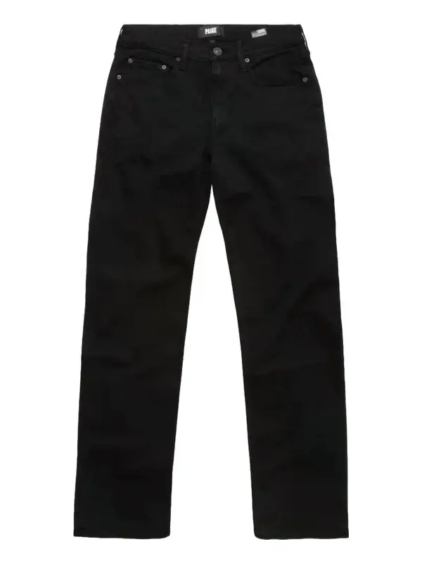 Paige Doheny Straight Leg Jeans - Black