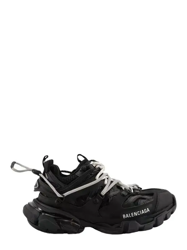 Balenciaga Track Panelled Mesh Sneakers - Black