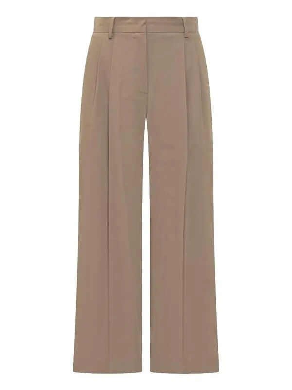 Max Mara Vettura Wide Leg Pants - Beige
