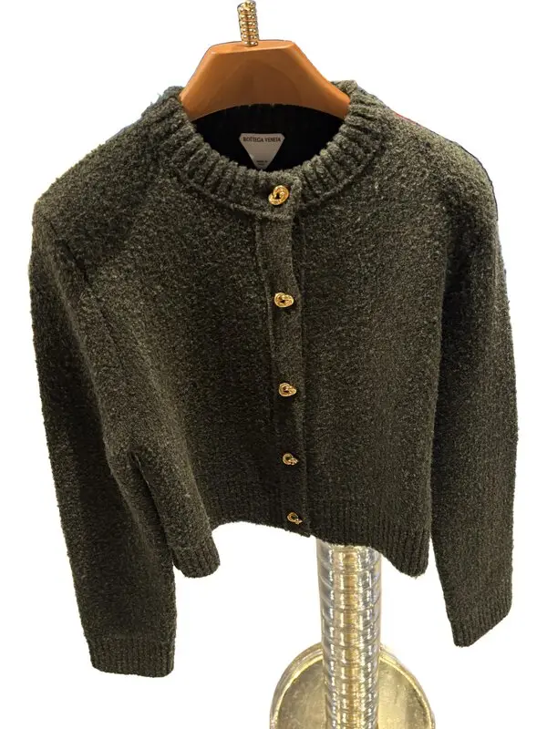 Bottega Veneta Green Cardigan - Dark Green