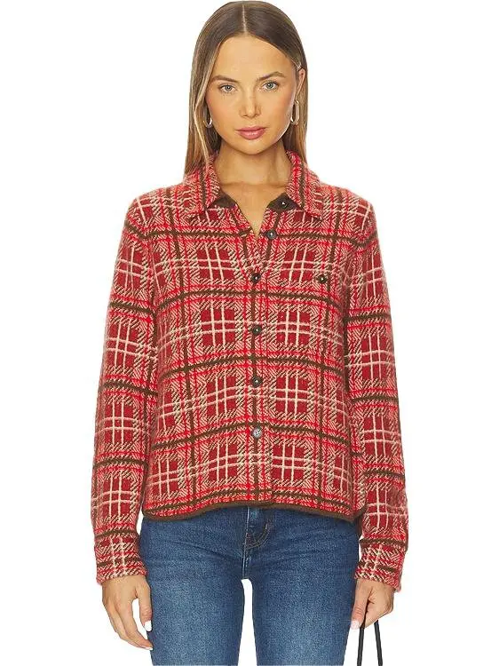 Guest In Residence Dylan Plaid Shirt - Chili Combo
