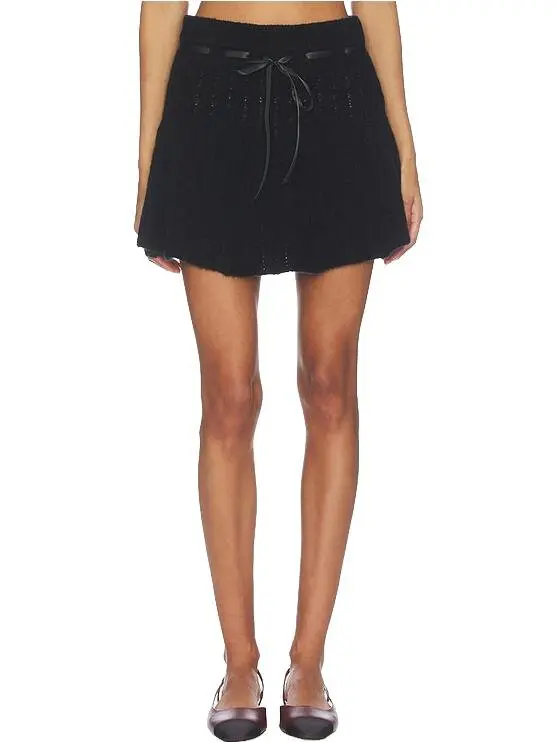 Majorelle Serra Mini Skirt - Black