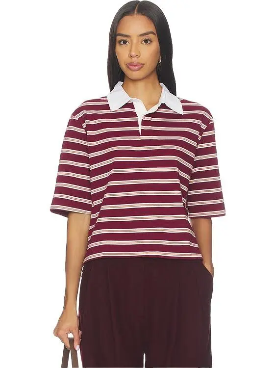 MAUDE CLUB X Frankie Top - Burgundy